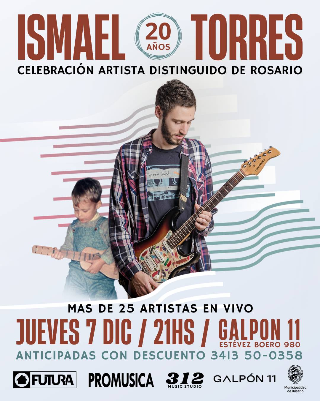 Ismael Torres celebra sus 20 años con la música - Ocio en Rosario